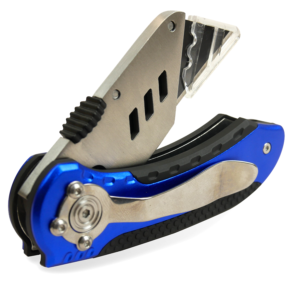 CUTTER PLIANT K-POCKET ALU BLEU | KELI France